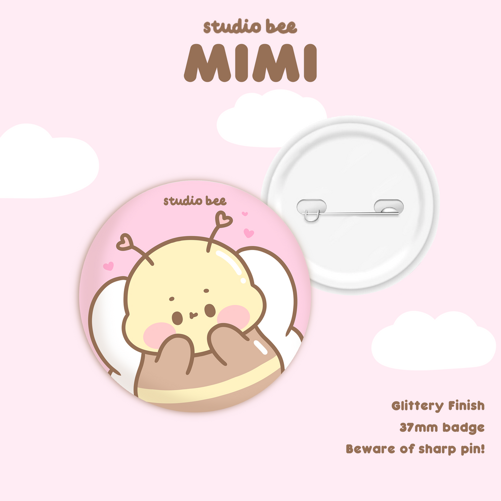 Mimi Button Badge – Studio Bee